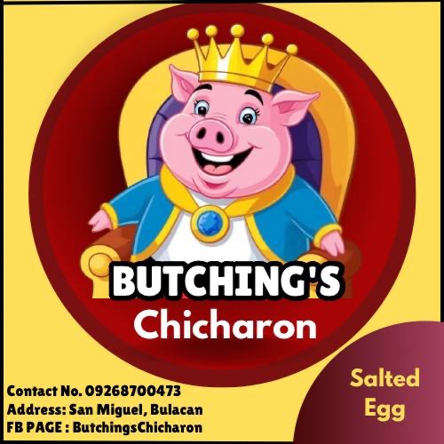 Butchings Flavored Chicharon Premium Salted Egg | Shopee Philippines