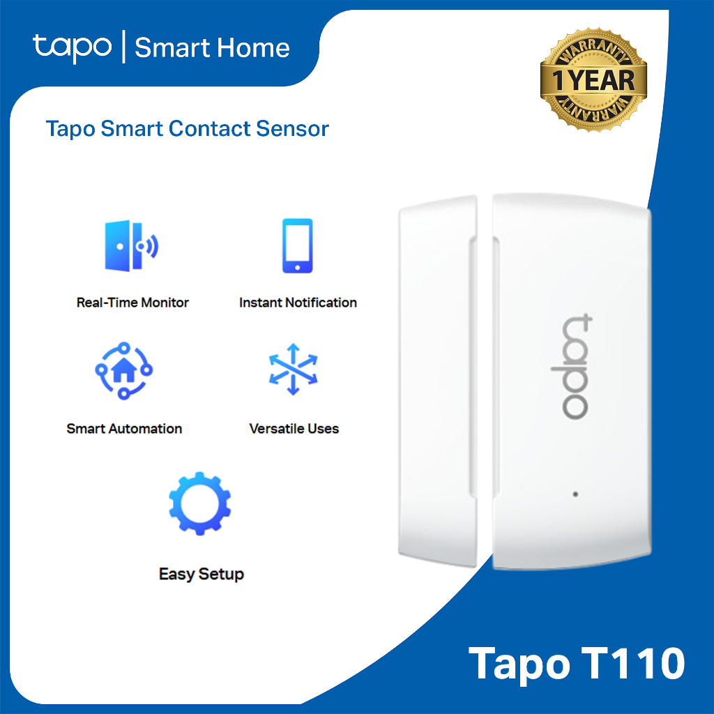 Tapo Official Store | TP-Link | T110 | Smart Contact Sensor | Door ...