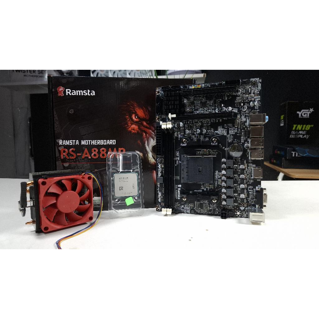 Bundle AMD A6 7480 3,8GHZ Motherboard Processor HSF | Shopee Philippines