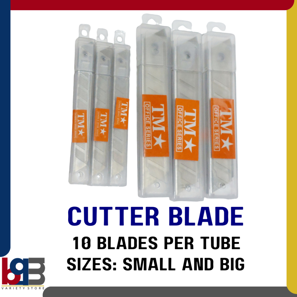 Cutter Blade Refill - Big and Small Sizes Sold per Tube | Shopee ...