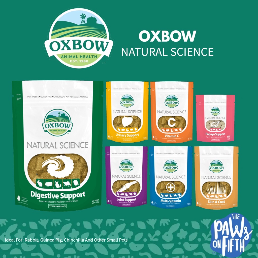 Oxbow Natural Science Supplements for Rabbit, Guinea Pig and Other ...