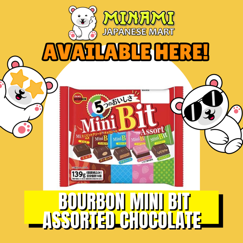 Bourbon Mini Bit Assorted Chocolate 16 pieces | Shopee Philippines