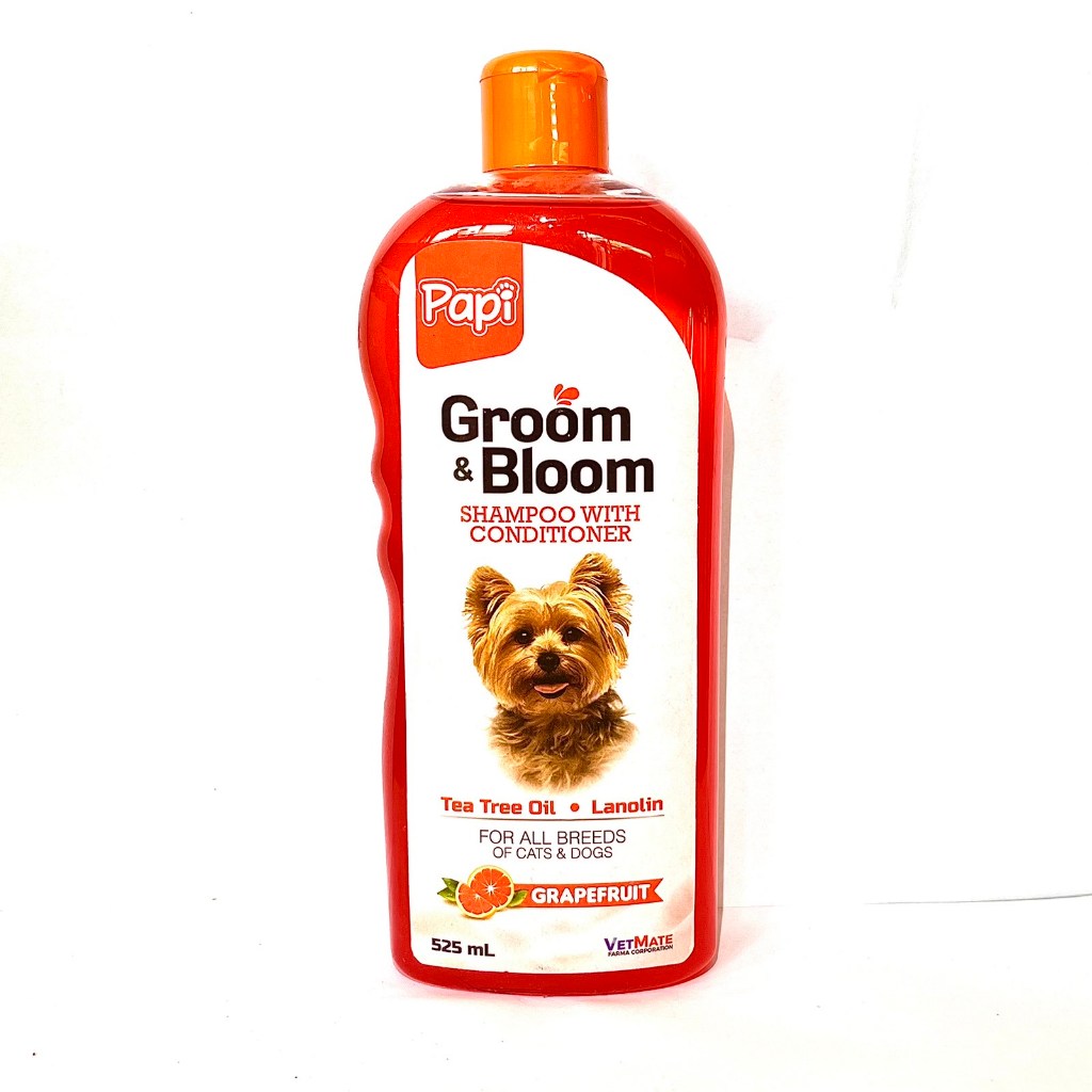 [CLR AGRIVET] PAPI GROOM AND BLOOM SHAMPOO WITH CONDITIONER GRAPEFRUIT ...