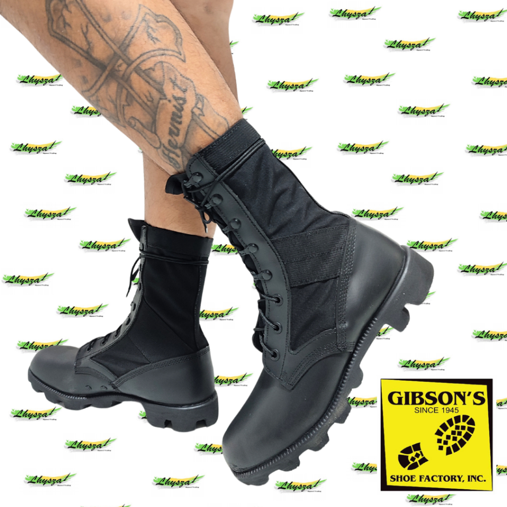 GIBSON'S ORIGINAL TROPICAL HOT WEATHER COMBAT BOOTS - UNISEX | Shopee ...