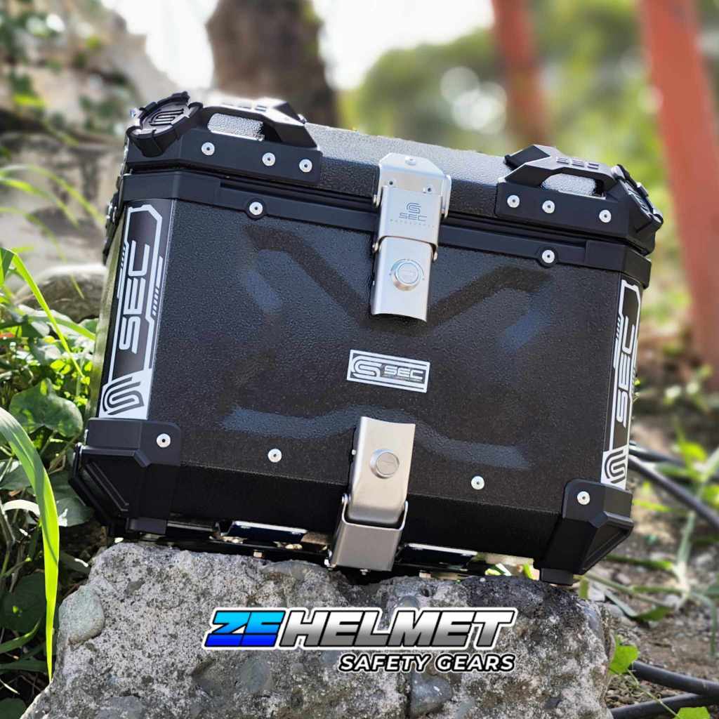SEC 3X REINFORCED ANTI-SCRATCH 45L DUAL LOCK - ALLOY TOP BOX | Shopee ...