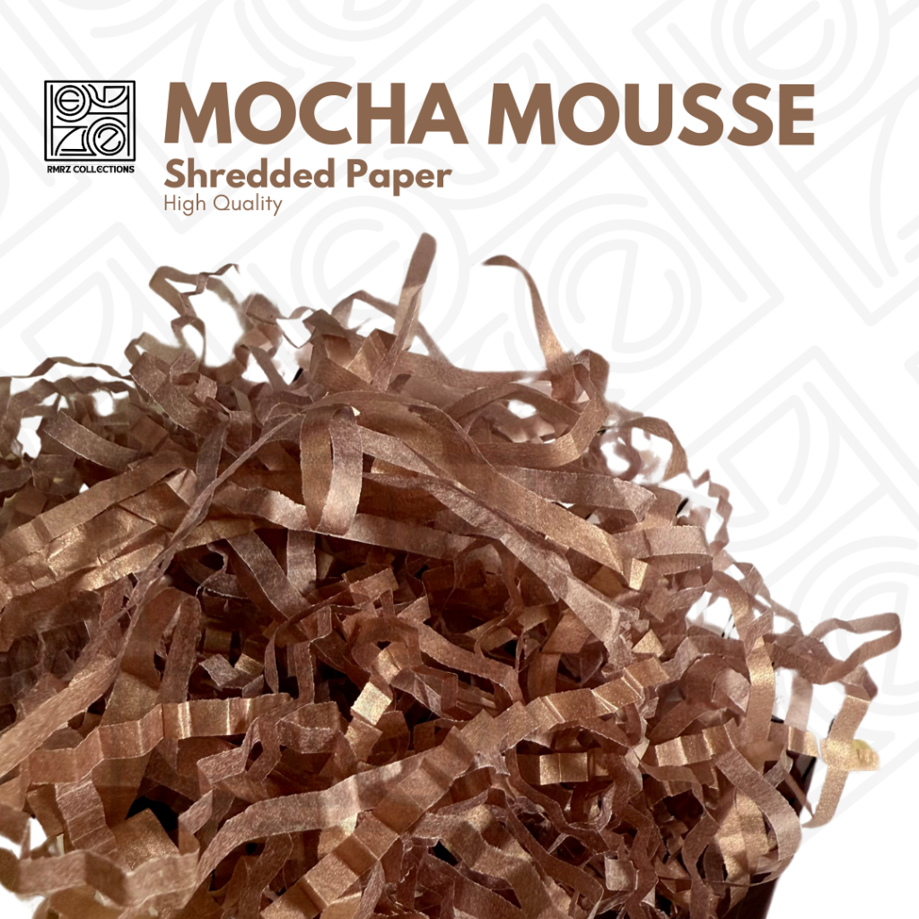 CHEAPEST Mocha Mousse or Faded Gold Shredded Paper (20g / 100g ...