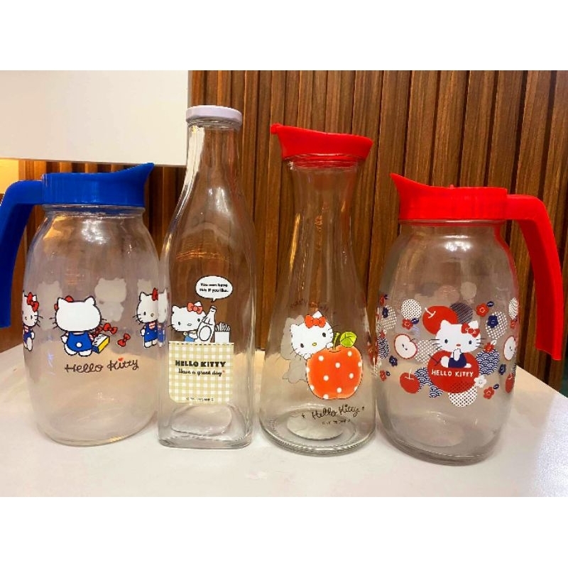 Hello Kitty Glass Pitcher 1L | Shopee Philippines