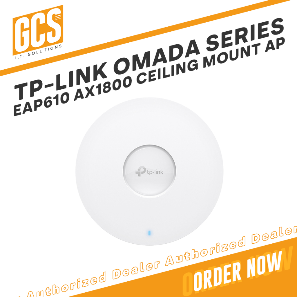 TP-Link Omada EAP610 AX1800 Wireless Dual Band Ceiling Mount Access Point | Shopee Philippines
