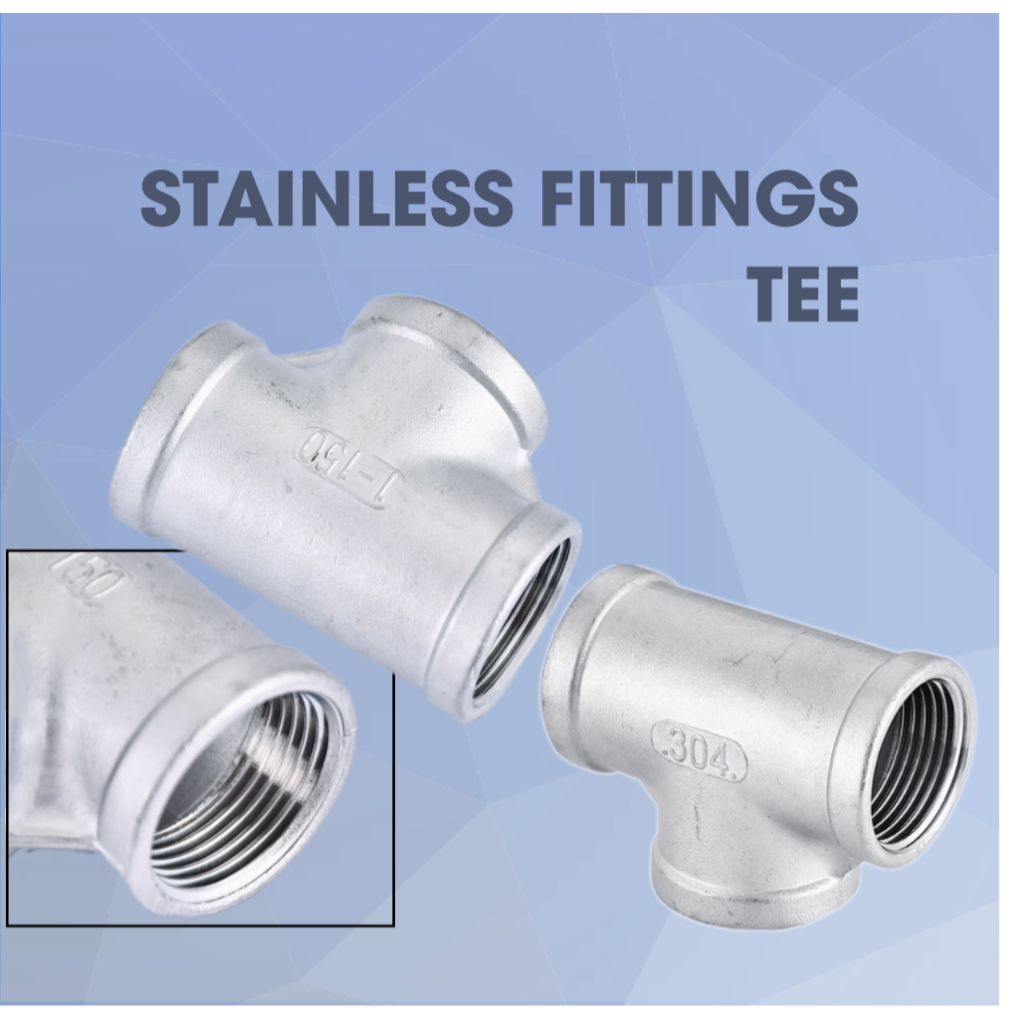 Tee Pipe Fittings Stainless Steel Fittings | Shopee Philippines