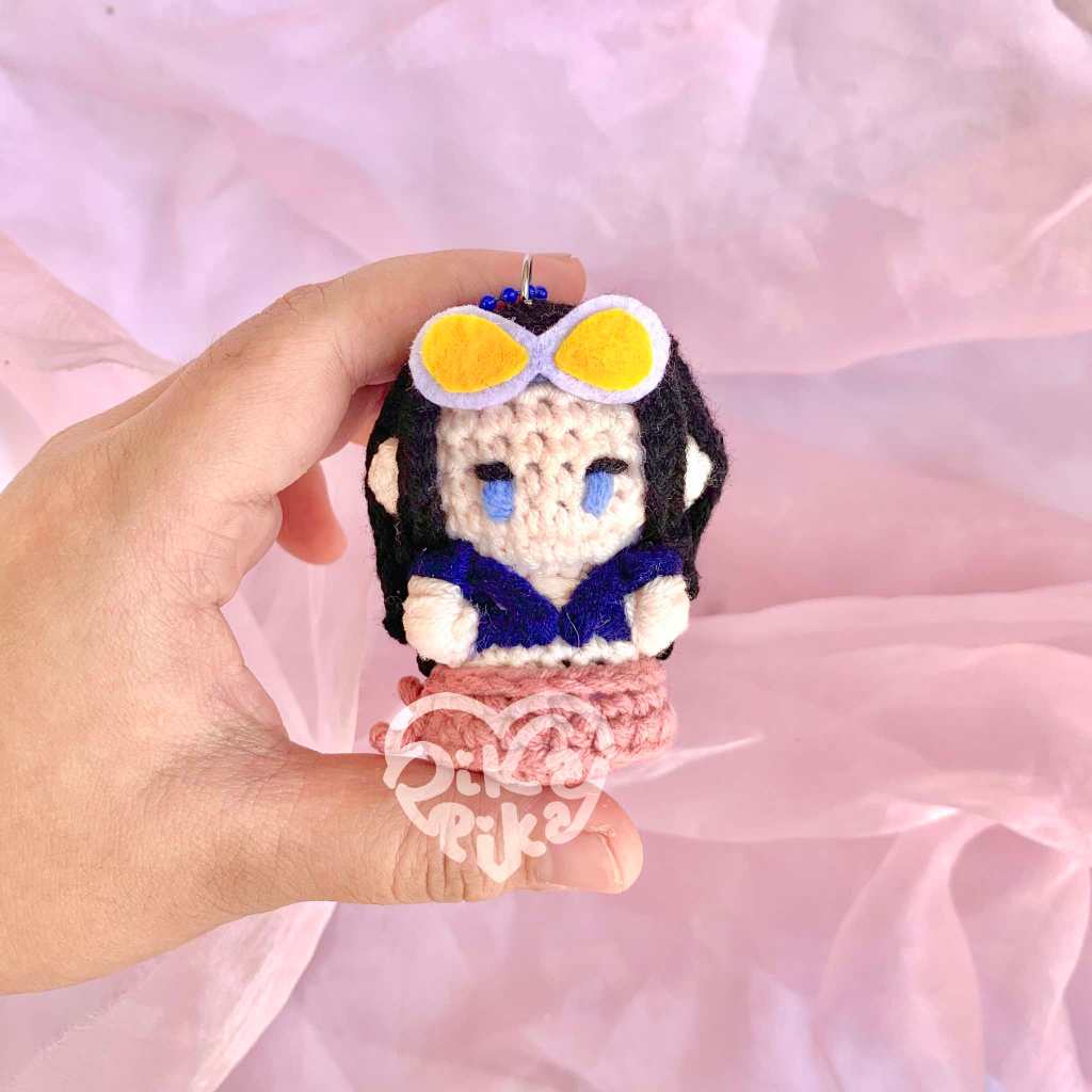 Nico Robin Crochet Chibi Keychain (One Piece) | Shopee Philippines