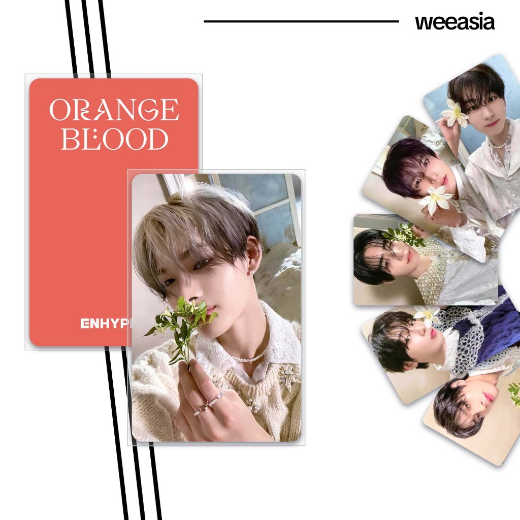 ENHA ORANGE BLOOD ALBUM POB ALADIN WEVERSE LOMO CARDS PHOTOCARDS HD ...