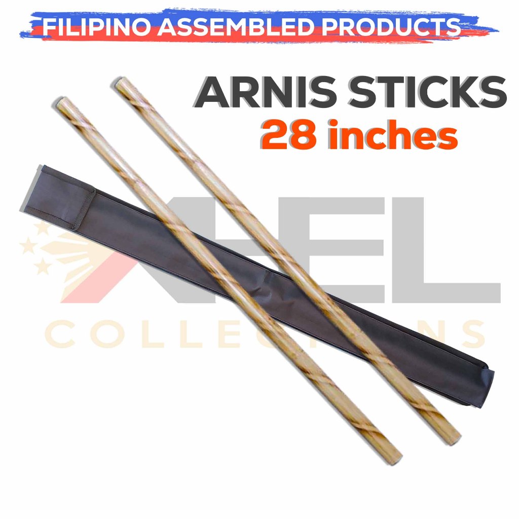 XHEL Arnis Sticks with Case - Rattan Sticks 28 inches - Ideal for ...