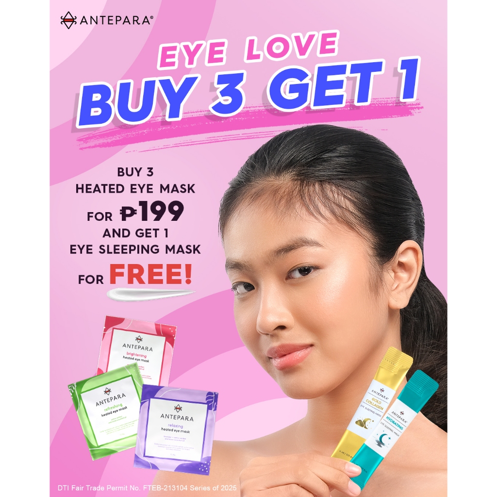 Antepara Heated Eye Mask 3pcs Bundle with Free Eyesleeping mask ...
