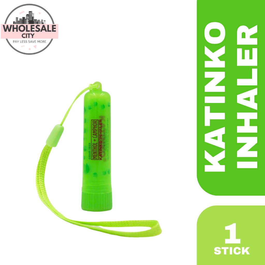 Katinko Nasal Inhaler Nasal Decongestant with chain | Shopee Philippines