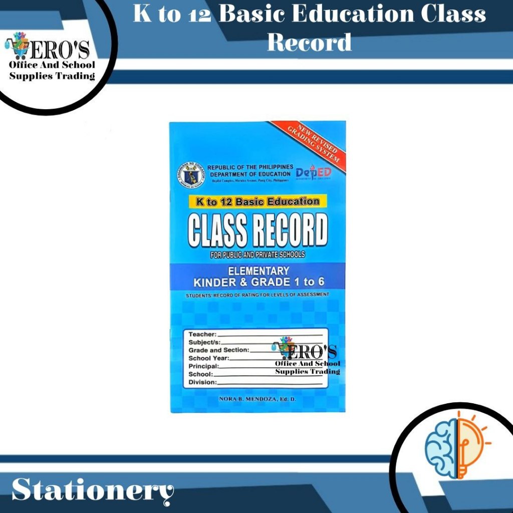 K-12 Basic Education Class Records | Shopee Philippines
