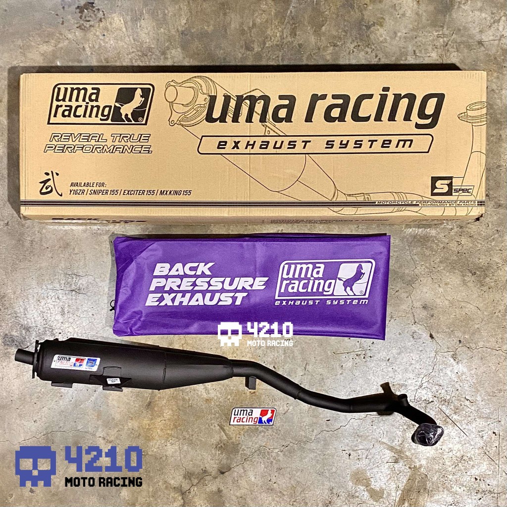 UMA BACK PRESSURE EXHAUST PIPE for YAMAHA SNIPER 155 VVA | Shopee ...