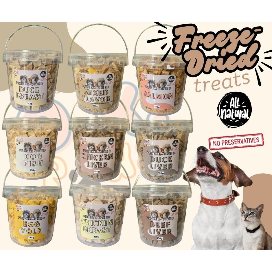 FREEZE DRIED TREATS MINI BUCKET 150G/250G | Shopee Philippines