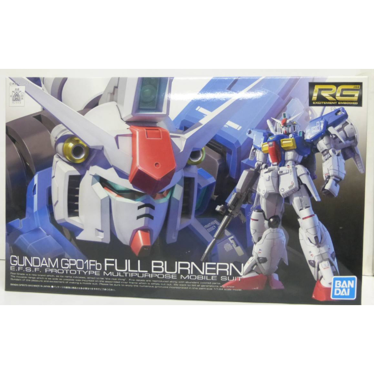 Authentic RG Mobile Suit Gundam 0083 STARDUST MEMORY RX-78GP01 Fb ...