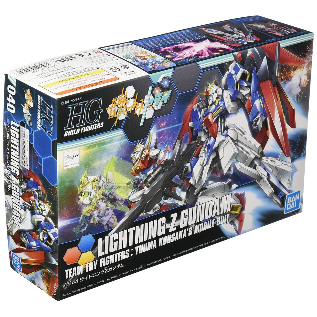 Authentic HGBF 1/144 Lightning Z Gundam (Gundam Build Fighters Try) | Shopee Philippines
