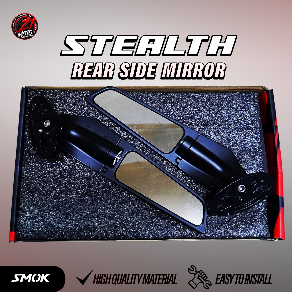 Z1 Motorcycle Smok Stealth Side Mirror for Sports Bike | Shopee Philippines