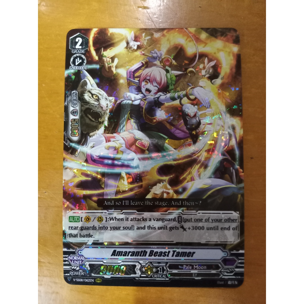 CFV Amaranth Beast Tamer Pale Moon V-SS08 V CLAN SELECTION PLUS Vol 2 Cardfight Vanguard ...