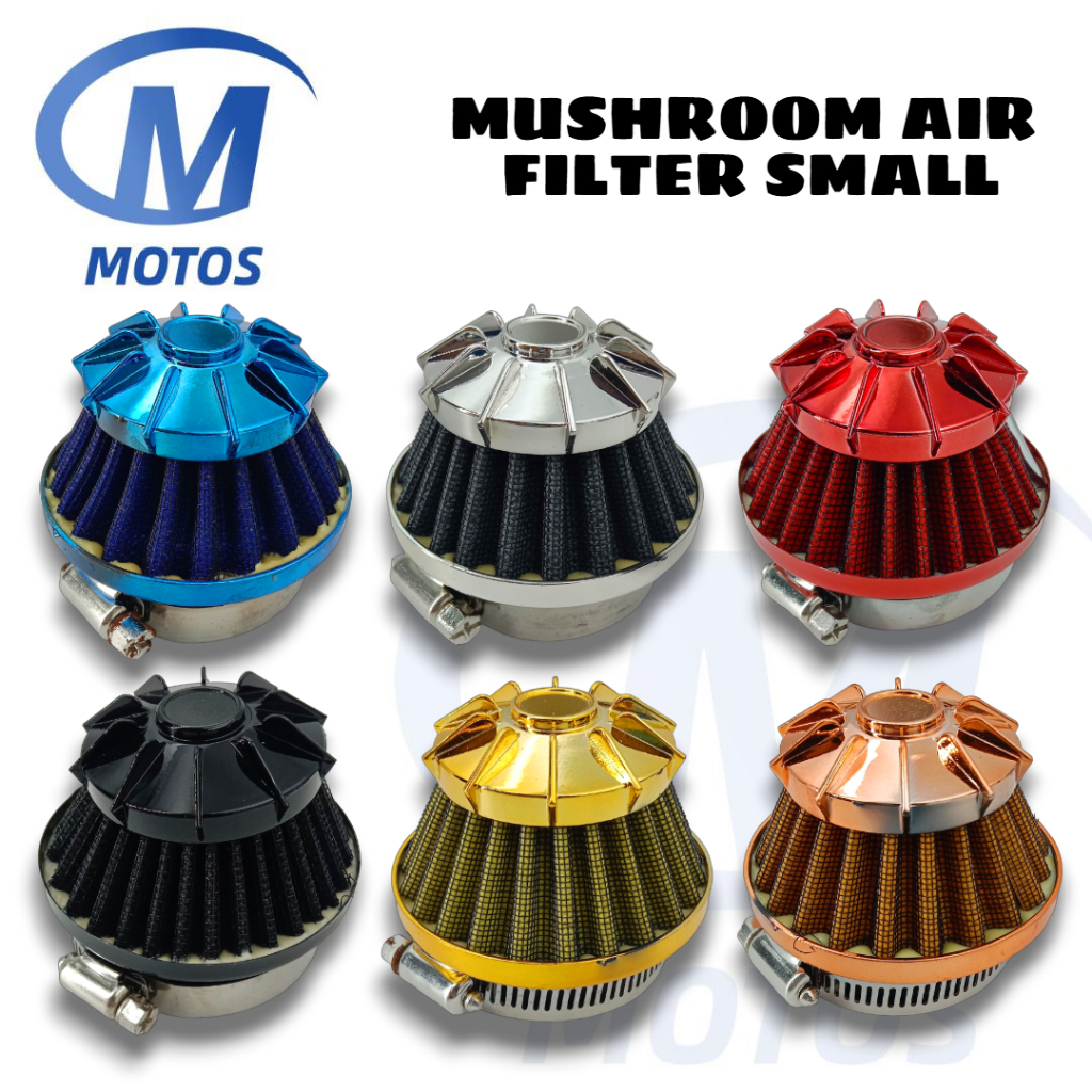 MotosPh Motorcycle Parts Air Cleaner Air Filter Small Mushroom Head ...