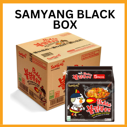 Buldak Black Samyang Ramen Noodles Spicy Halal Instant Ready to Eat ...