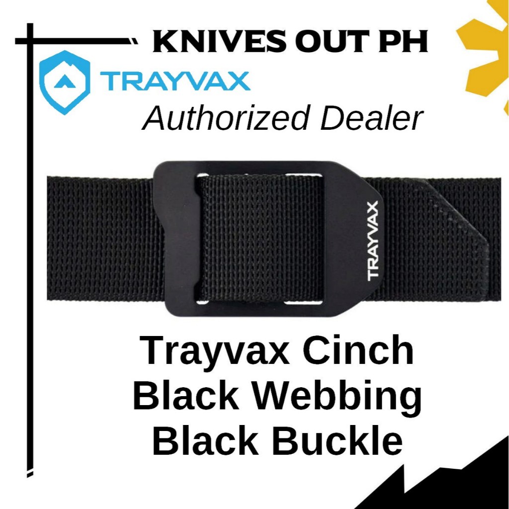 Trayvax Cinch EDC Black Belt Belts Made in USA (FAST SHIP OUT) | Shopee ...