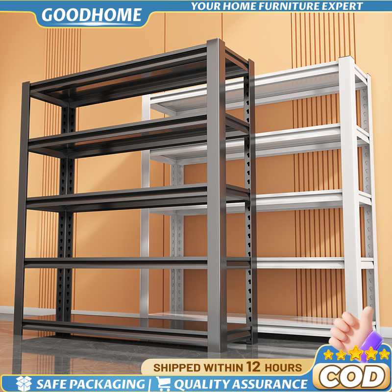 Metal Rack 6 Layer Organizer Layer Shelf Rack Adjustable Boltless Rack ...