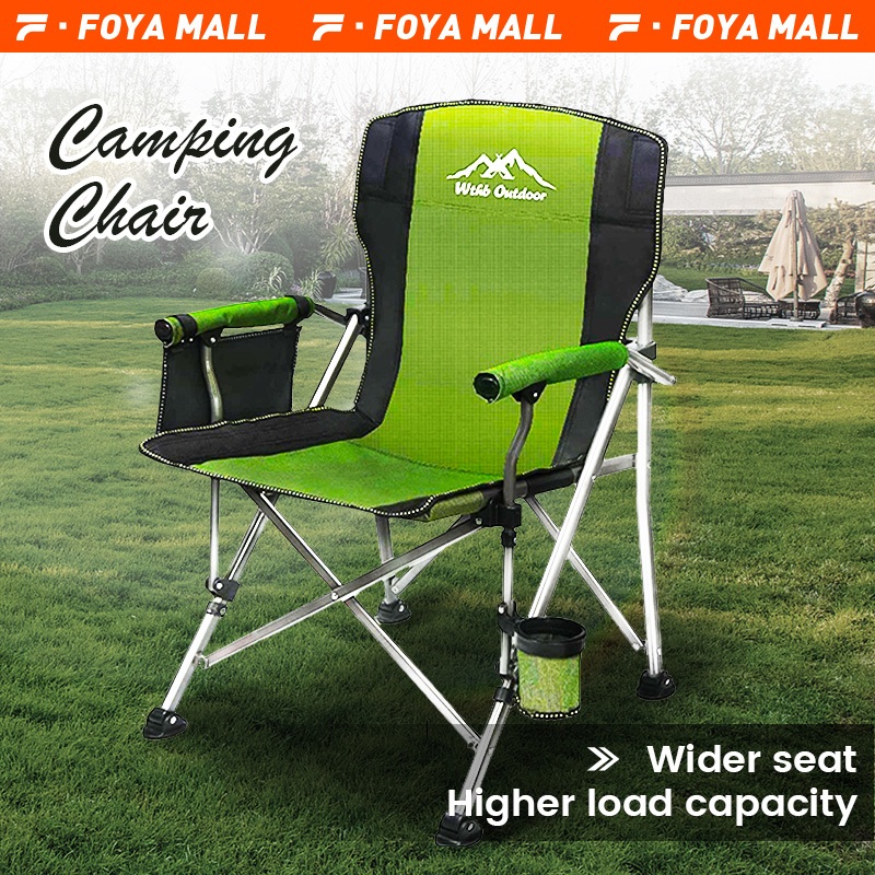 Folding fishing chair Camping chair Folding chair Collapsible fishing chair Load capacity 200kg ...