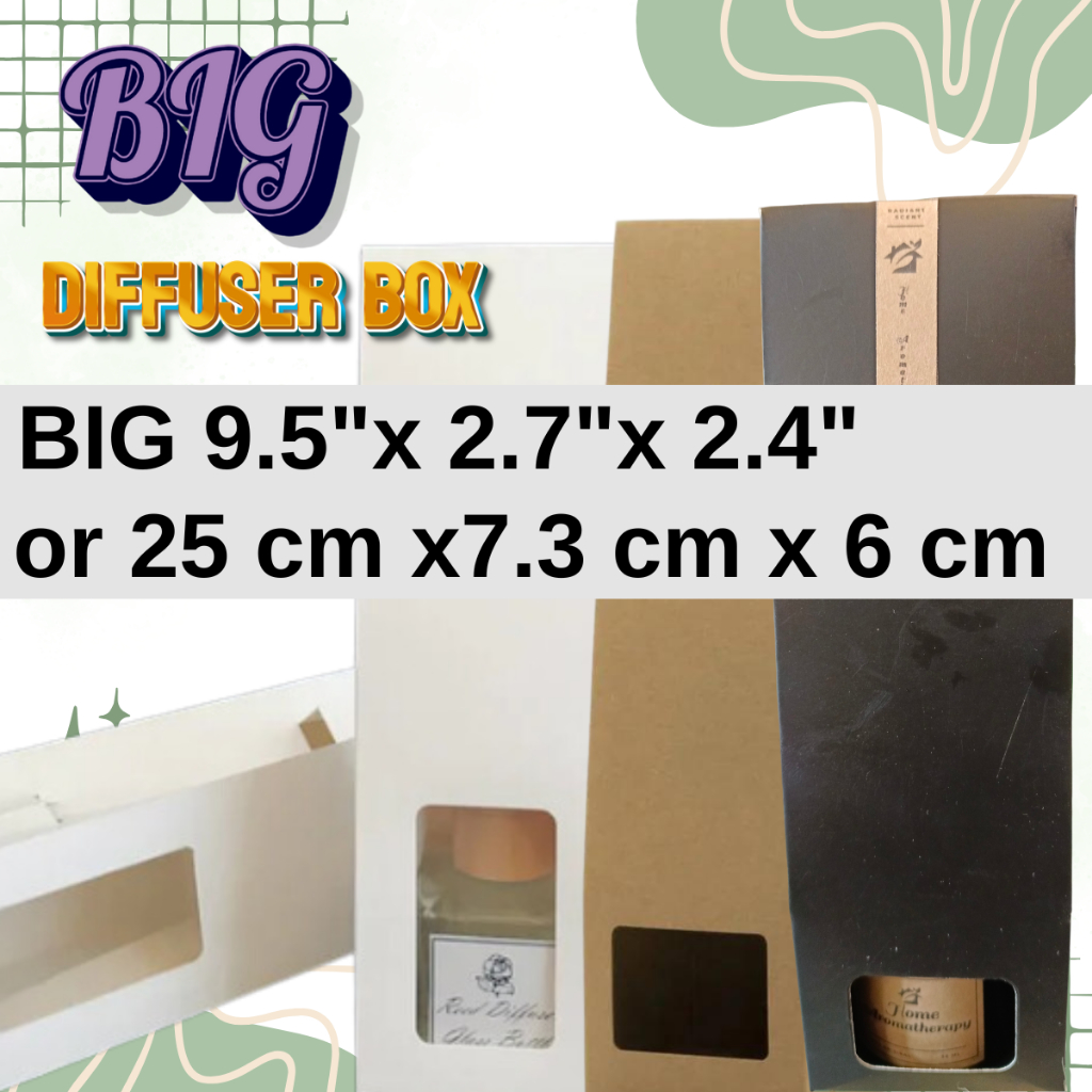 BIG REED DIFFUSER BOX for 100 ml /pack | Shopee Philippines