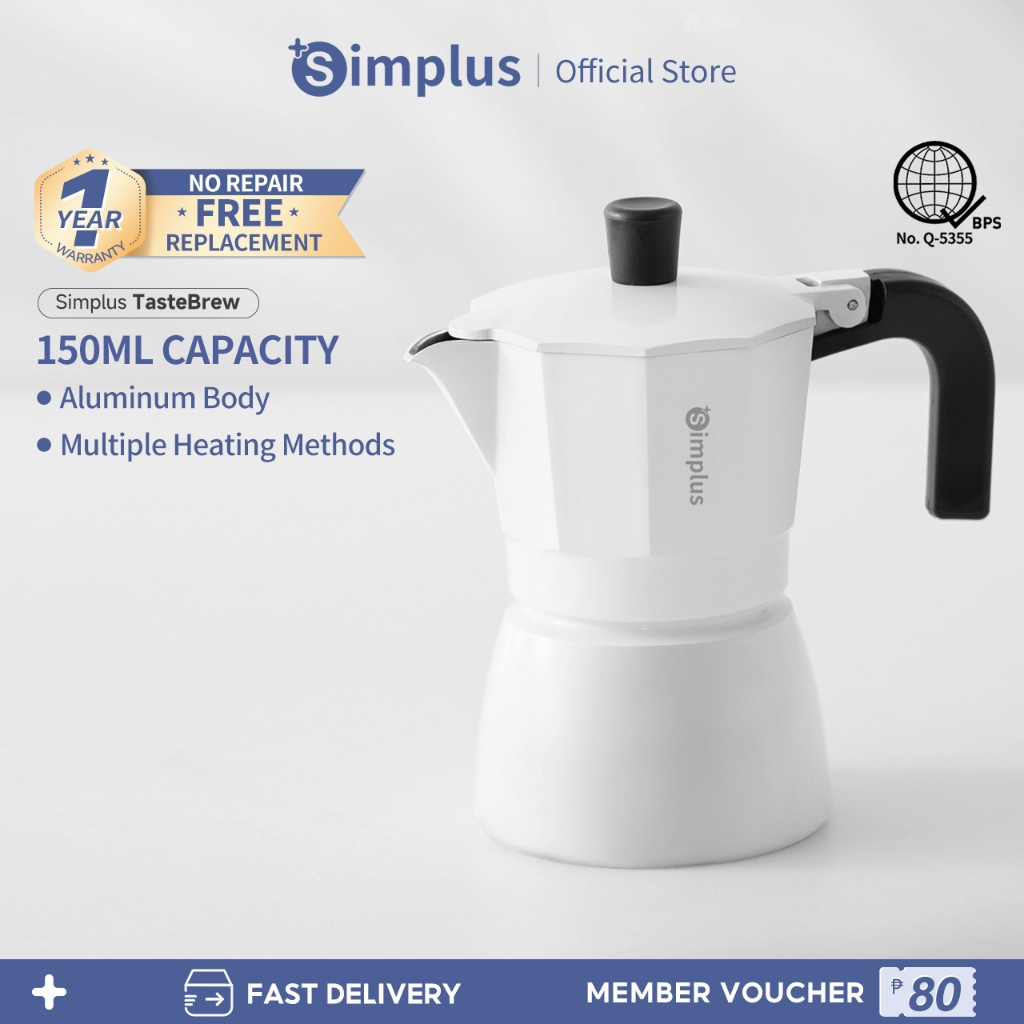 Simplus Moka Pot High-Pressure Extraction Italian Espresso Coffee Maker ...