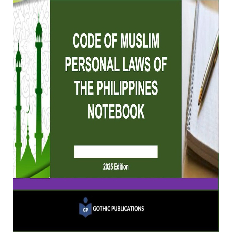 Code of Muslim Personal Laws of the Philippines Notebook (2025 ...