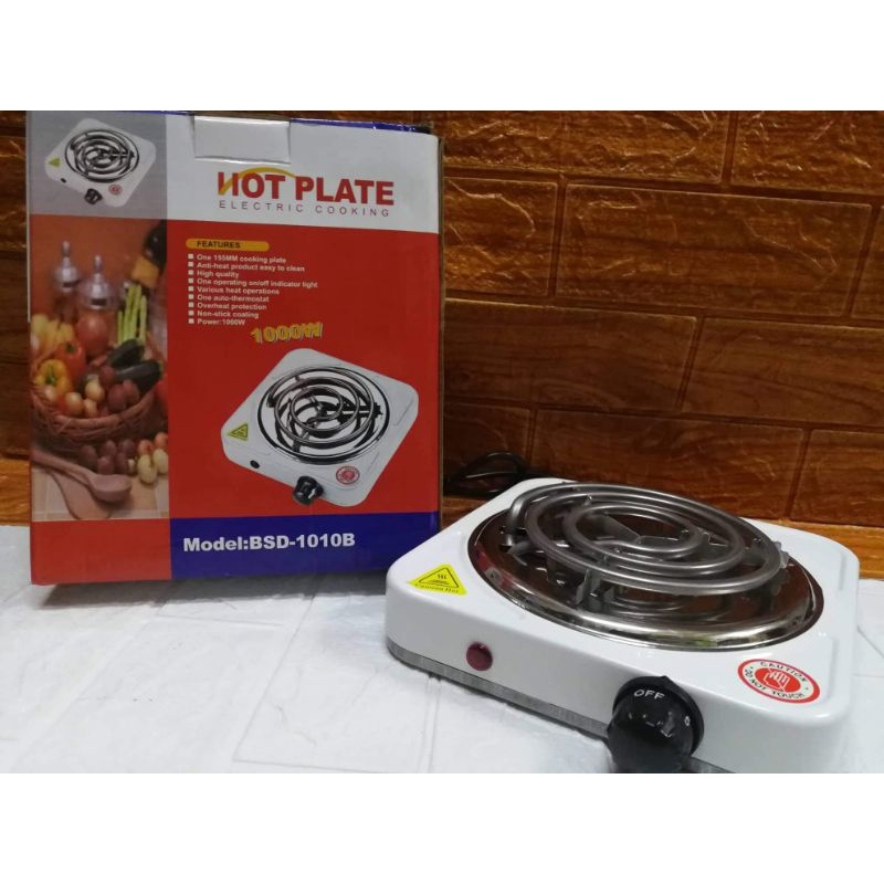 Portable Electric Stove Single Burner 1000W w/hot plate | Shopee Philippines