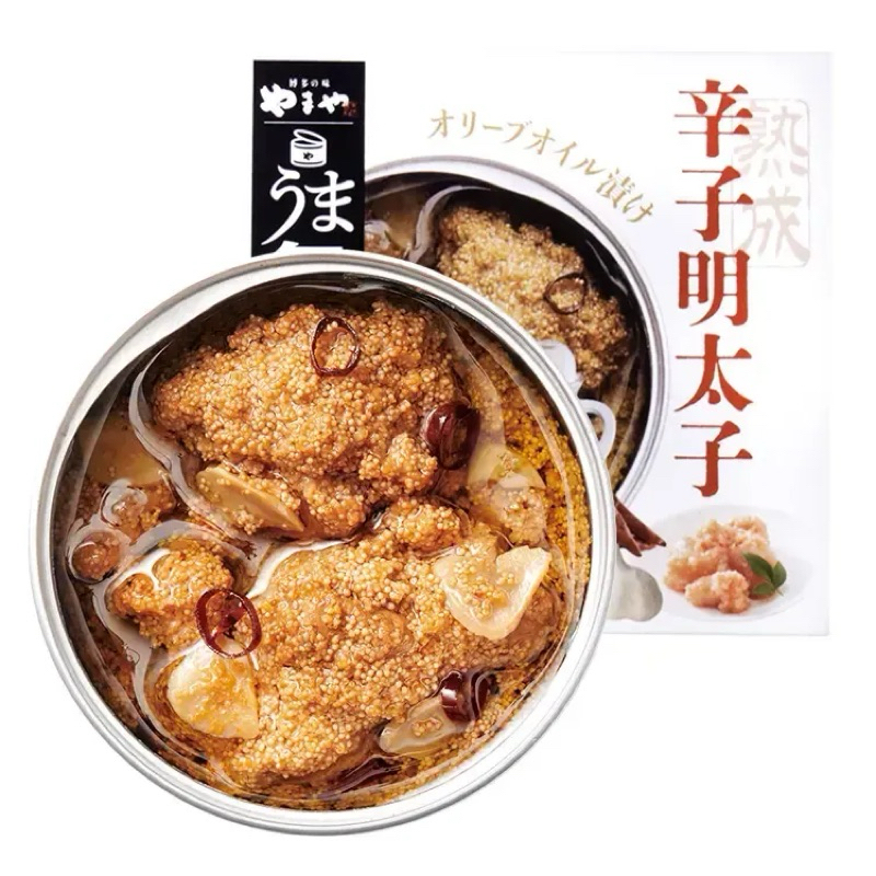 YAMAYA UMA-KAN Canned Spicy Cod Roe Salad Marinated in Olive Oil 80g ...