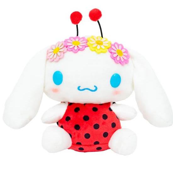 Original Sanrio Cinnamoroll Ladybug Flower Bean Doll 6" inches | Shopee Philippines