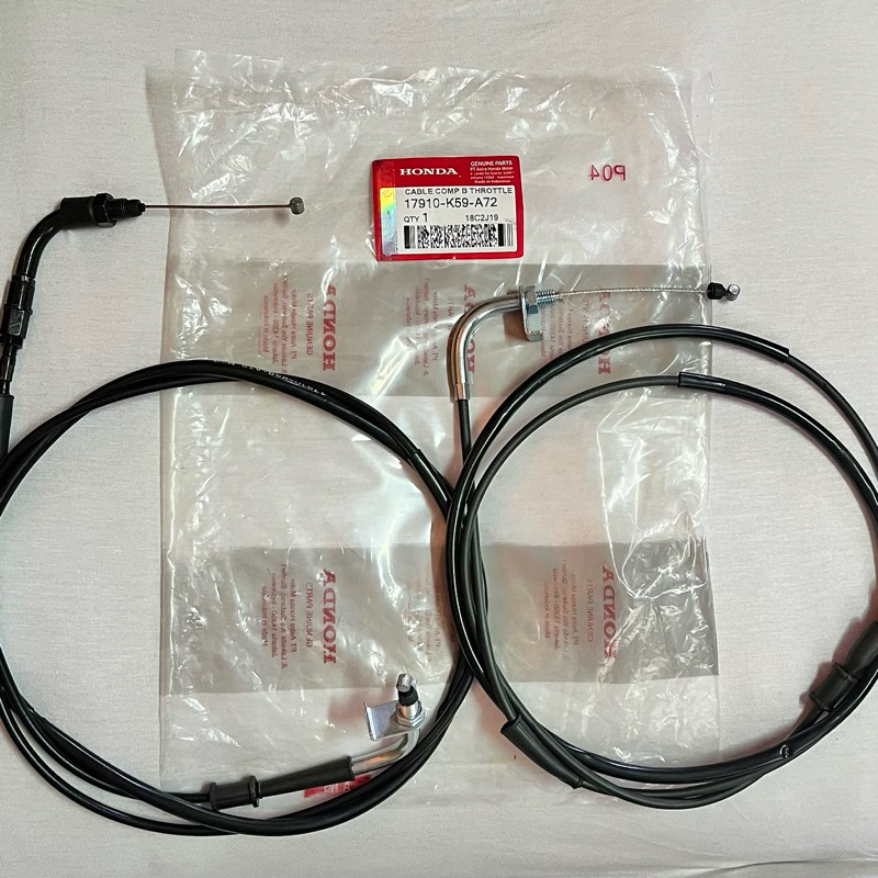 Honda Throttle Cable for Click 125 / Click 150 (Cable A & B) | Shopee ...
