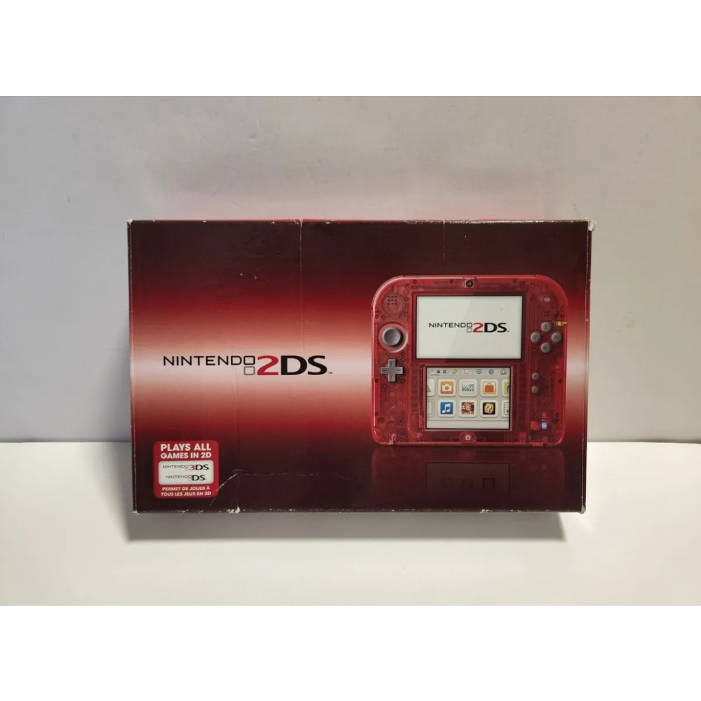 Crystal Red Nintendo 2DS Limited Edition with Original Box | Shopee ...
