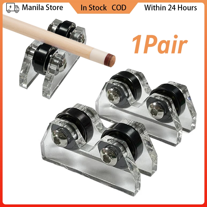2PCS Billiard Cue Straightness Checker Pool Billiards Cue Roller Roller ...