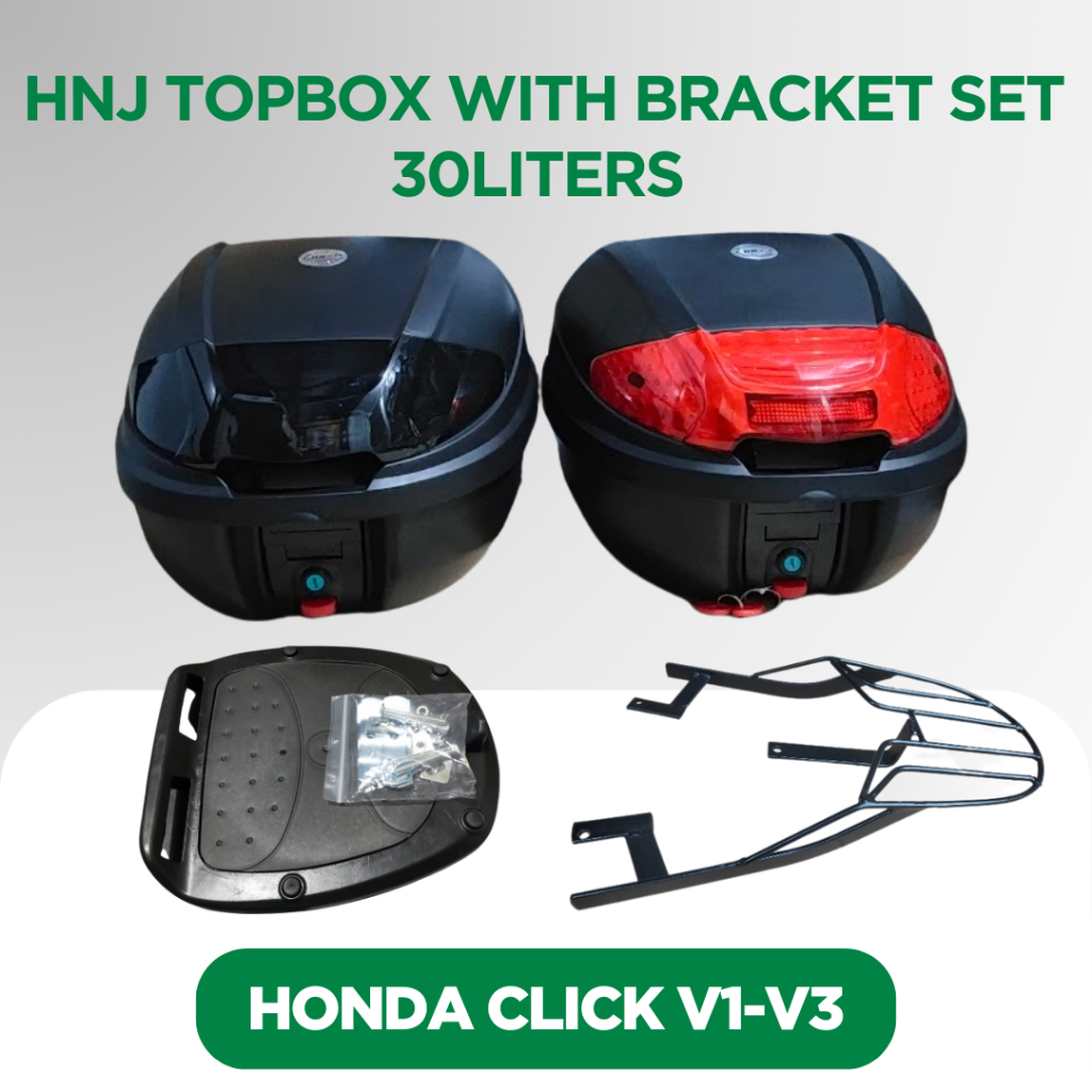 Hnj 002 Honda Click V1-V3 Topbox With Bracket Set | Shopee Philippines