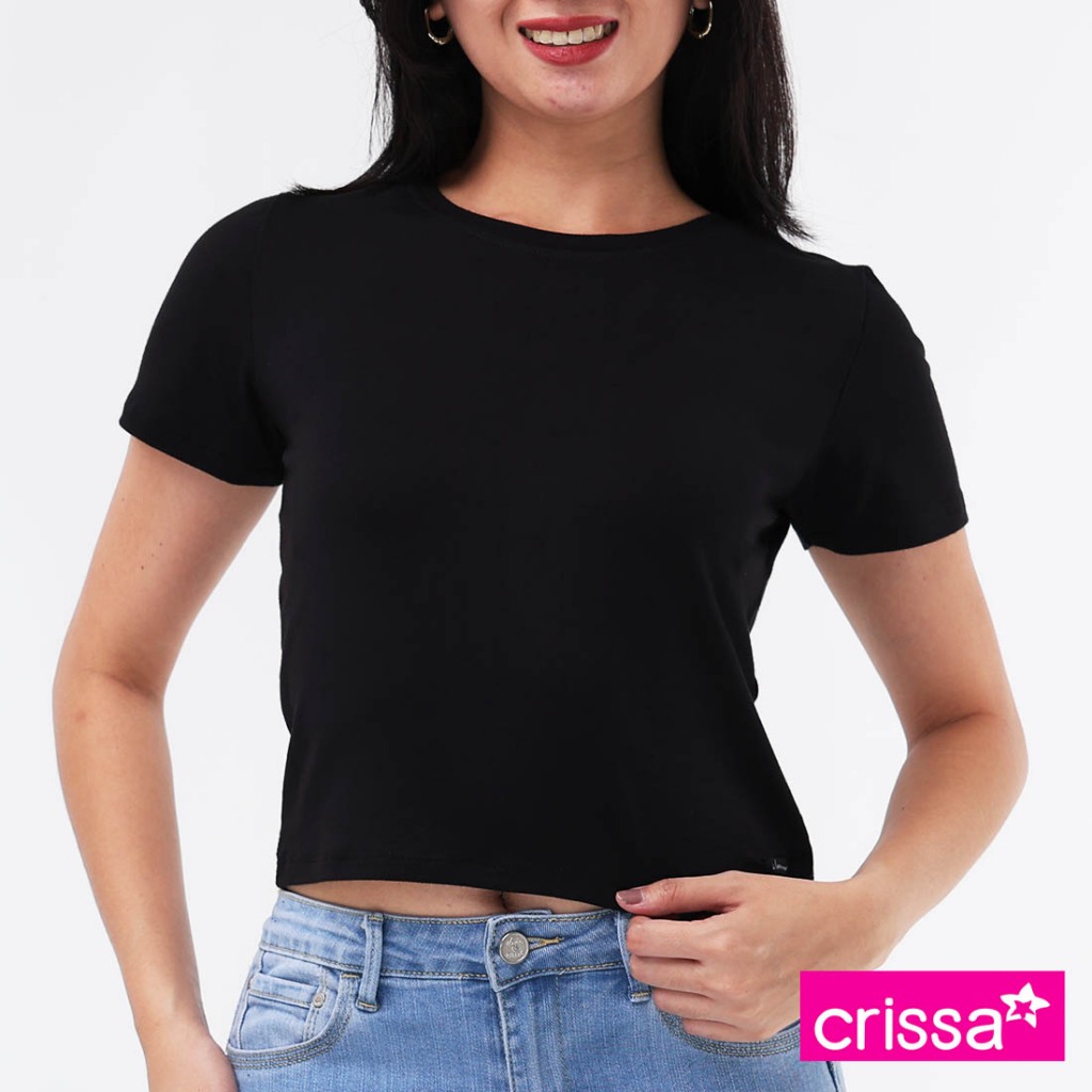 Crissa Jap. Cotton Short Sleeves Blouse COLT01-0003 | Shopee Philippines