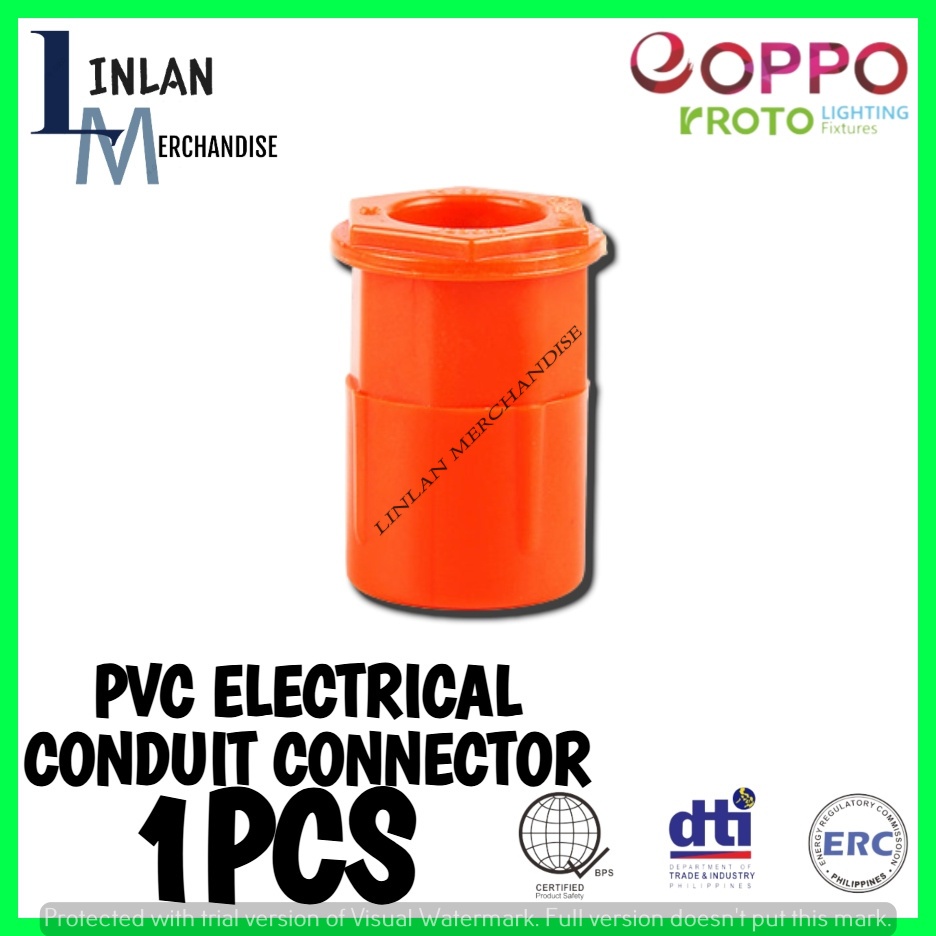 1 PC PVC ELECTRICAL CONDUIT CONNECTOR 3813 | Shopee Philippines