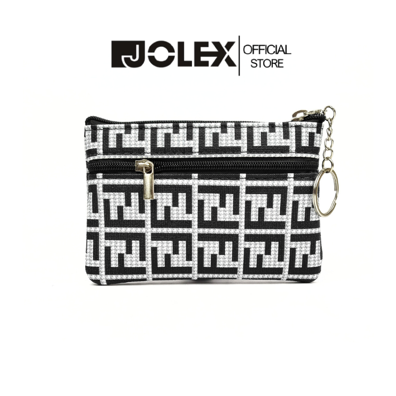JOLEX Fashion Coin Purse Wallet Double Zipper High Quality Harvey Tela ...