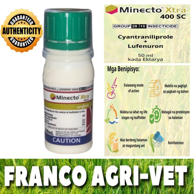 Minecto Xtra 400 SC Insecticide by Syngenta ( 100ml ) | Shopee Philippines