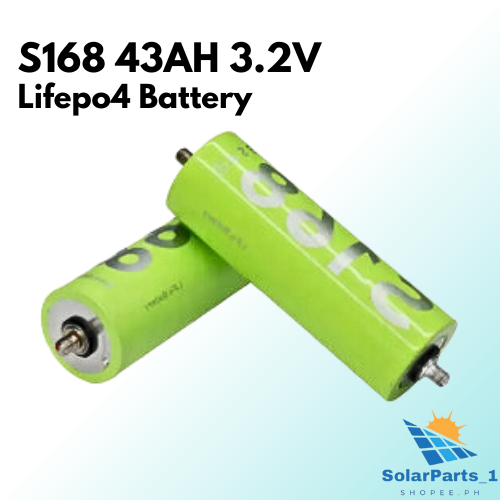 FREE BUSBAR S168 3.2V 43Ah LiFePO4 Battery Deep Cycle Solar DIY Lithium ...