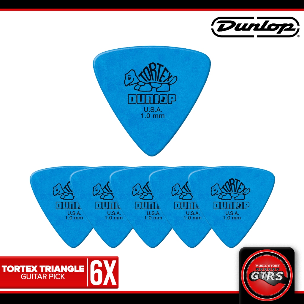 Dunlop Tortex Triangle Guitar Pick Pack of 6 | Shopee Philippines
