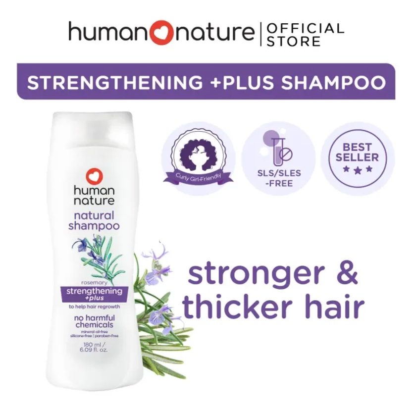 Human Nature Strengthening +Plus Shampoo | Shopee Philippines