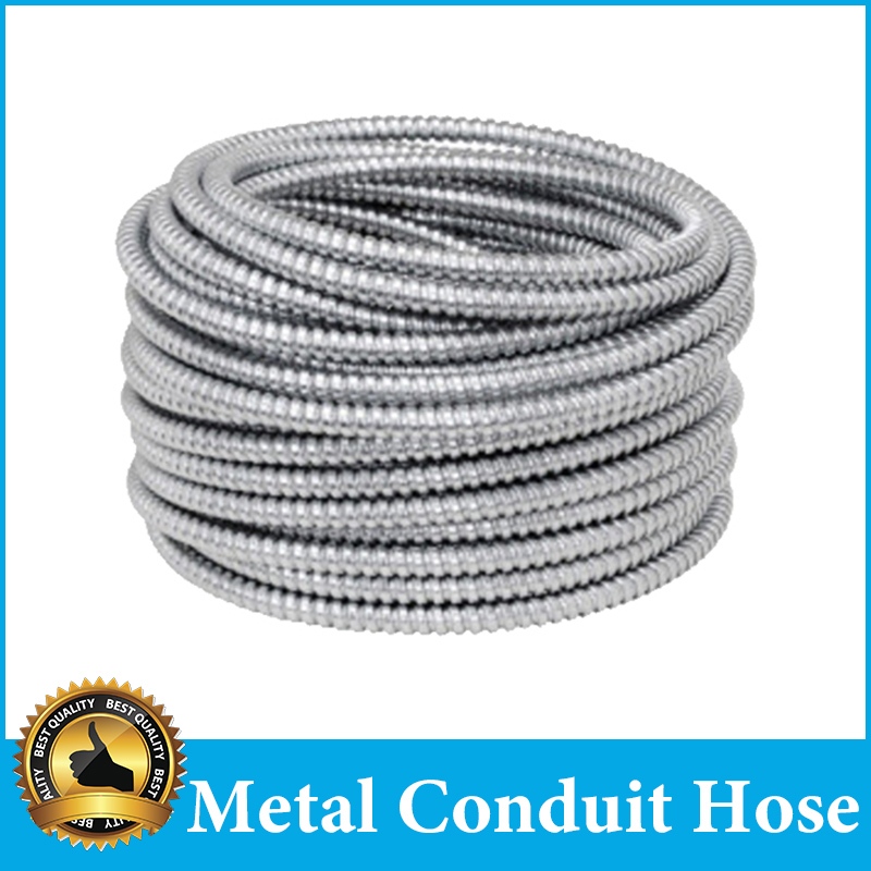 Flexible Metal Conduit 1/2" 3/4" 1" Flexible Conduit 30m Per Roll ...