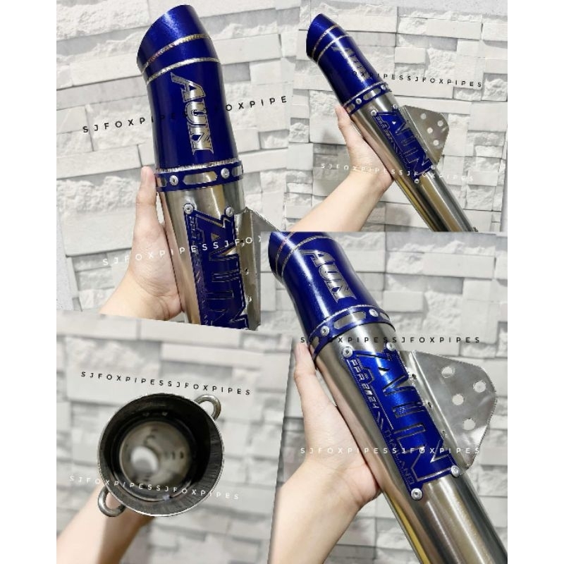 OPEN PIPE AUN MOTORCYCLE EXHAUST | Shopee Philippines