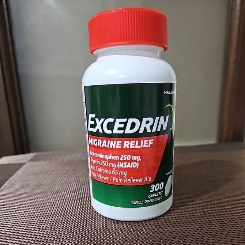 Excedrin Migraine Relief. 300 Tablets | Shopee Philippines